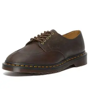 Dr. Martens 2046 Crazy Horse Leather Oxford Shoes - Dark Brown