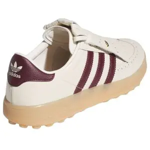 Adidas Coursecup Spikeless Golf 'chalk White Maroon Gum - Chalk White/maroon/gum