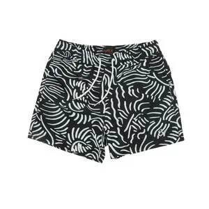 EIGHT X Outline Swim Trunks - Black