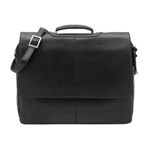 LLOYD BAKER Purnia Leather Messenger Bag - Black