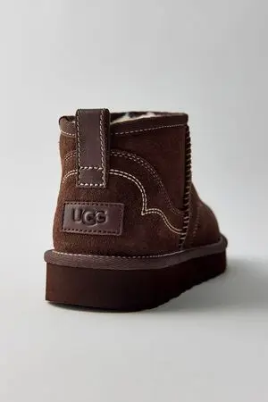 UGG Classic Ultra Mini Western Embroidered Boots