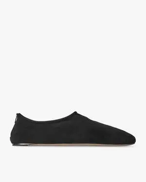 THE ROW Stellene Suede Ballet Flats