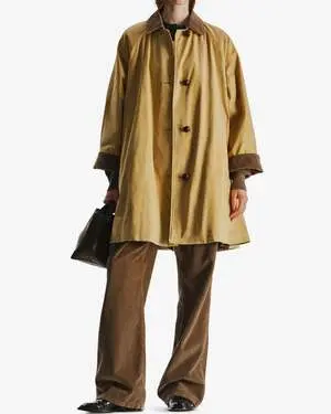 THE ROW Ina Cotton Gabardine Coat