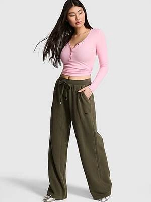 Pink Drawstring Sweatpants For Women