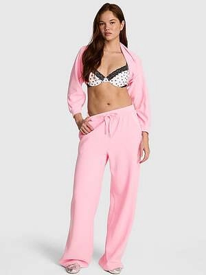Pink Drawstring Sweatpants For Women