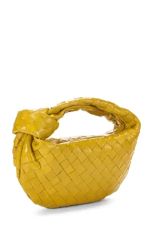 Bottega Veneta Patent Intrecciato Jodie - Yellow