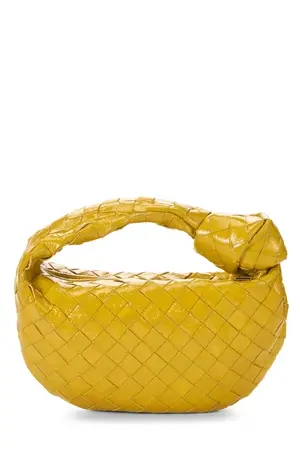 Bottega Veneta Patent Intrecciato Jodie - Yellow