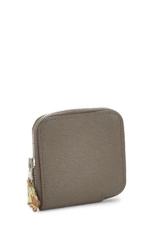 Hermès Etoupe Epsom Silk'in Compact Wallet