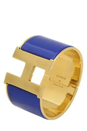 Hermès Enamel Clic-clac H - Blue