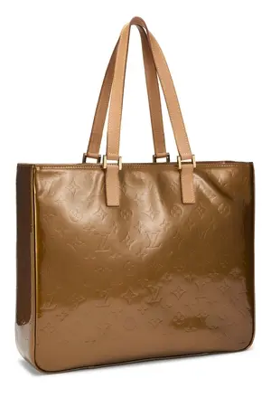 LOUIS VUITTON Monogram Vernis Columbus - Brown