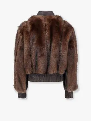 Zimmermann Valiant Faux Fur Jacket