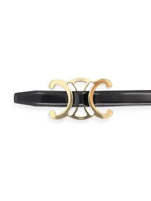 Celine Triomphe Leather Belt