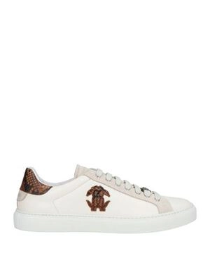 Roberto Cavalli Sneakers Size Calfskin - White