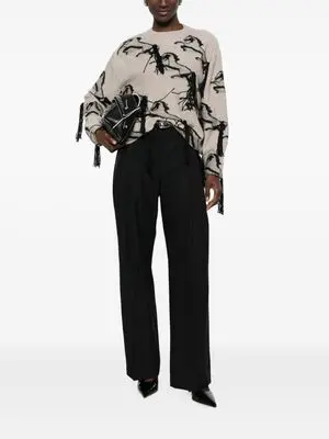 Stella McCartney Embroidered Horse Wool Jumper