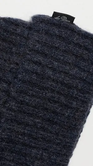 LES DEUX Rib Beanie - Dark Navy