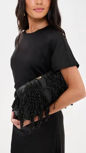 Simkhai Pia Beaded Clutch