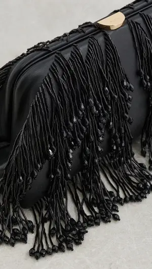 Simkhai Pia Beaded Clutch