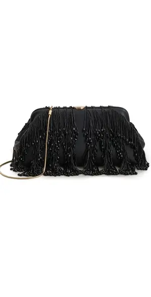 Simkhai Pia Beaded Clutch - Black