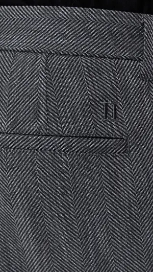 LES DEUX Herringbone Tailored Pants