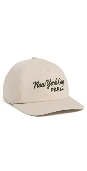 Faherty Brand X Parks Project Nyc Pinchfront Twill Cap - Khaki