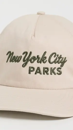 Faherty Brand X Parks Project Nyc Pinchfront Twill Cap
