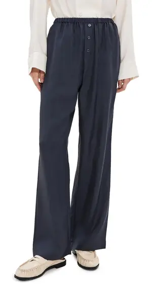 RÓHE Silk Relaxed Trousers - Night