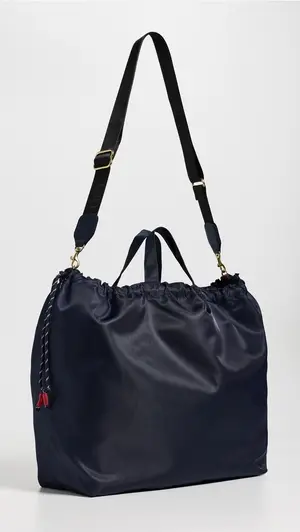Clare V. Nylon Drawstring Tote