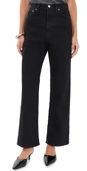 HOUSE OF DAGMAR Wide Leg Denim Jeans