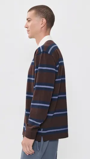 WAX LONDON Rowhill Striped Rugby