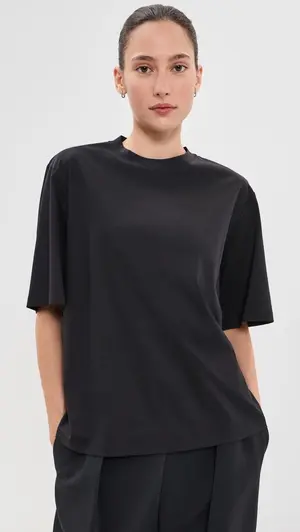 RÓHE Oversized Cotton Silk T-shirt