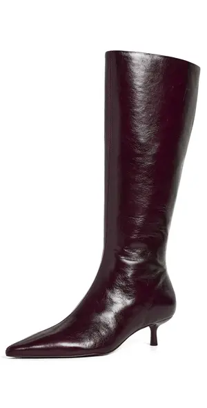 Simkhai Janine Knee High Leather Boots - Fig
