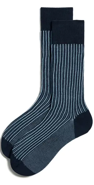 Paul Smith Lenny Stripe Socks - Navy