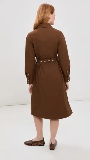 3.1 Phillip Lim Belted Utility Midi Shirt Dress