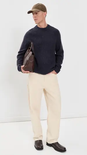 LES DEUX Roi Carpenter Herringbone Pants