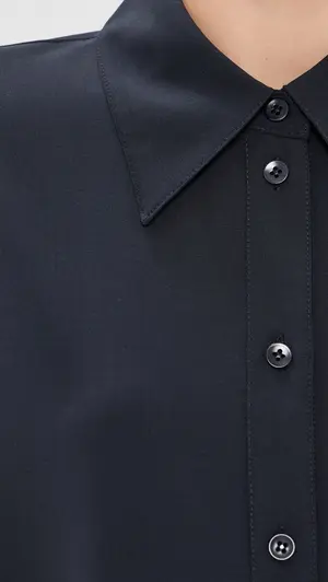 Tibi Tropical Wool Shirtdress