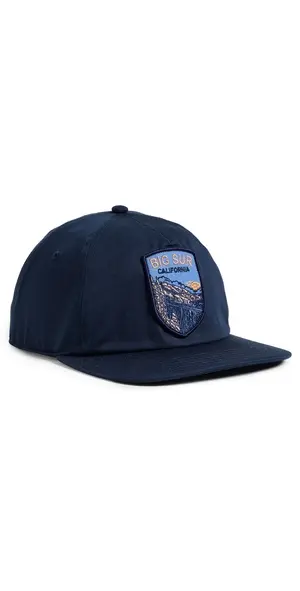 Faherty Brand X Parks Project Big Sur Pinchfront Twill Hat - Navy