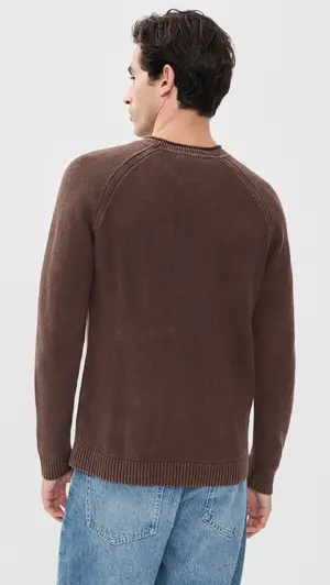 Marine Layer Garment Dye Roll Neck Sweater