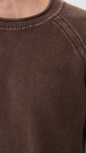 Marine Layer Garment Dye Roll Neck Sweater