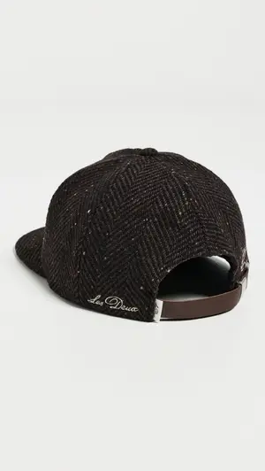 LES DEUX Legacy Herringbone Letterman Cap