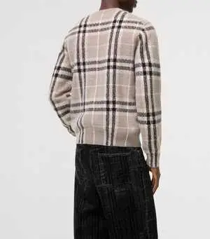Burberry Cashmere Check Sweater