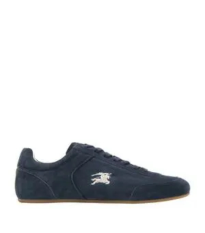Burberry Suede Knight Runner Sneakers - Blue