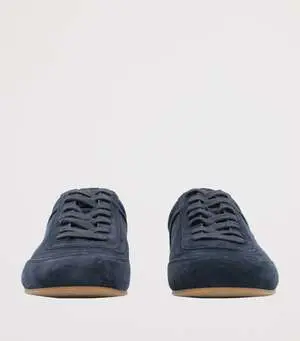 Burberry Suede Knight Runner Sneakers
