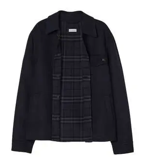 Burberry Wool Thorn Shacket Overshirt