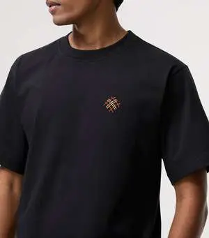 Burberry Cotton Embroidered Logo T-shirt