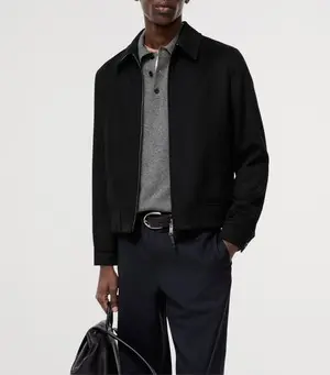 Burberry Cashmere Bloomsbury Harrington Jacket