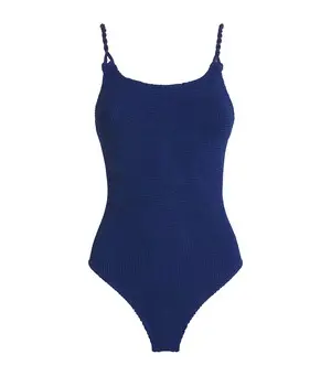 Hunza G Twisted-strap Camille Swimsuit