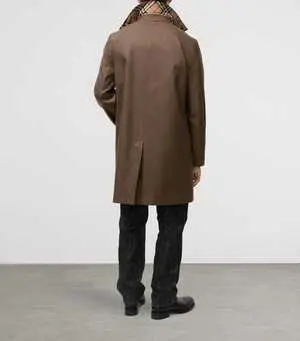 Burberry Cotton Gabardine Car Coat