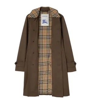 Burberry Cotton Gabardine Car Coat
