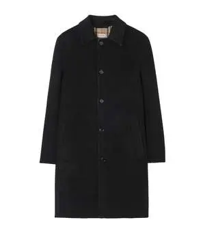 Burberry Wool Car Coat - Black
