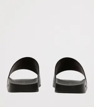 Burberry Check Slides - Brown